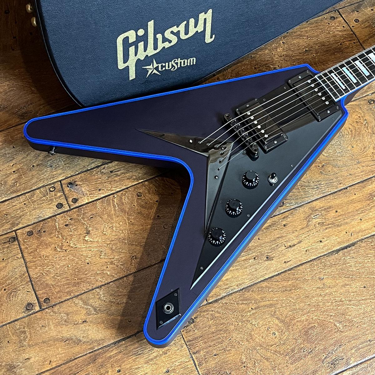Gibson Custom Shop Flying V Custom Satin Blue Widow 2017 ｜Hirano Music ...