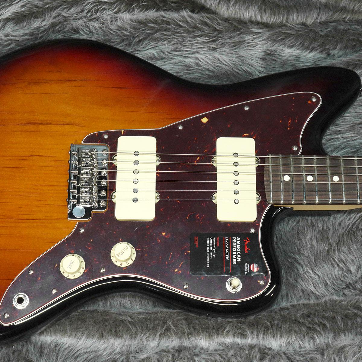 Fender American Performer Jazzmaster RW 3 Color Sunburst 《アウトレット ...