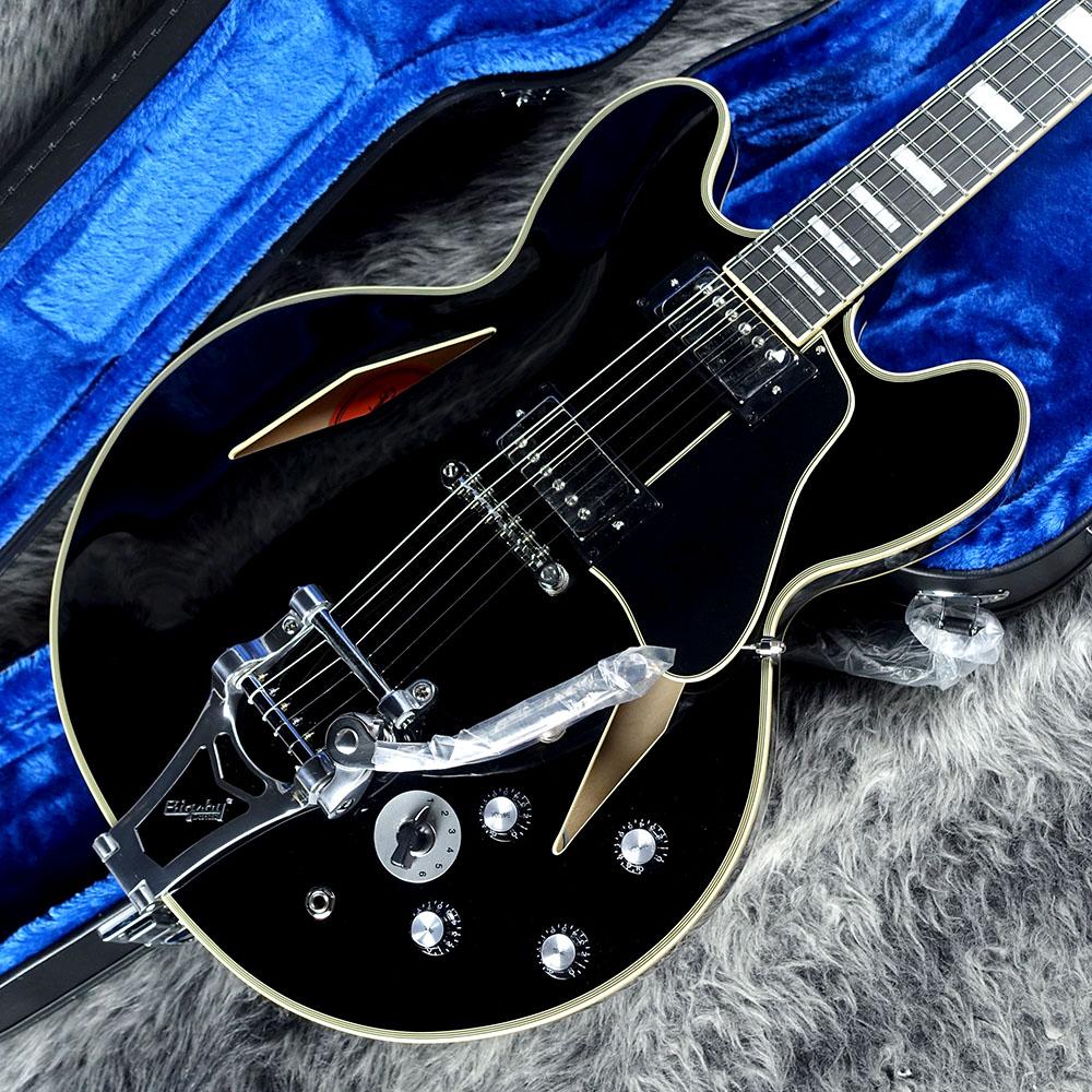 Epiphone Shinichi Ubukata ES-355 Custom Bigsby ver.02 Ebony ｜Hirano Music Online Store