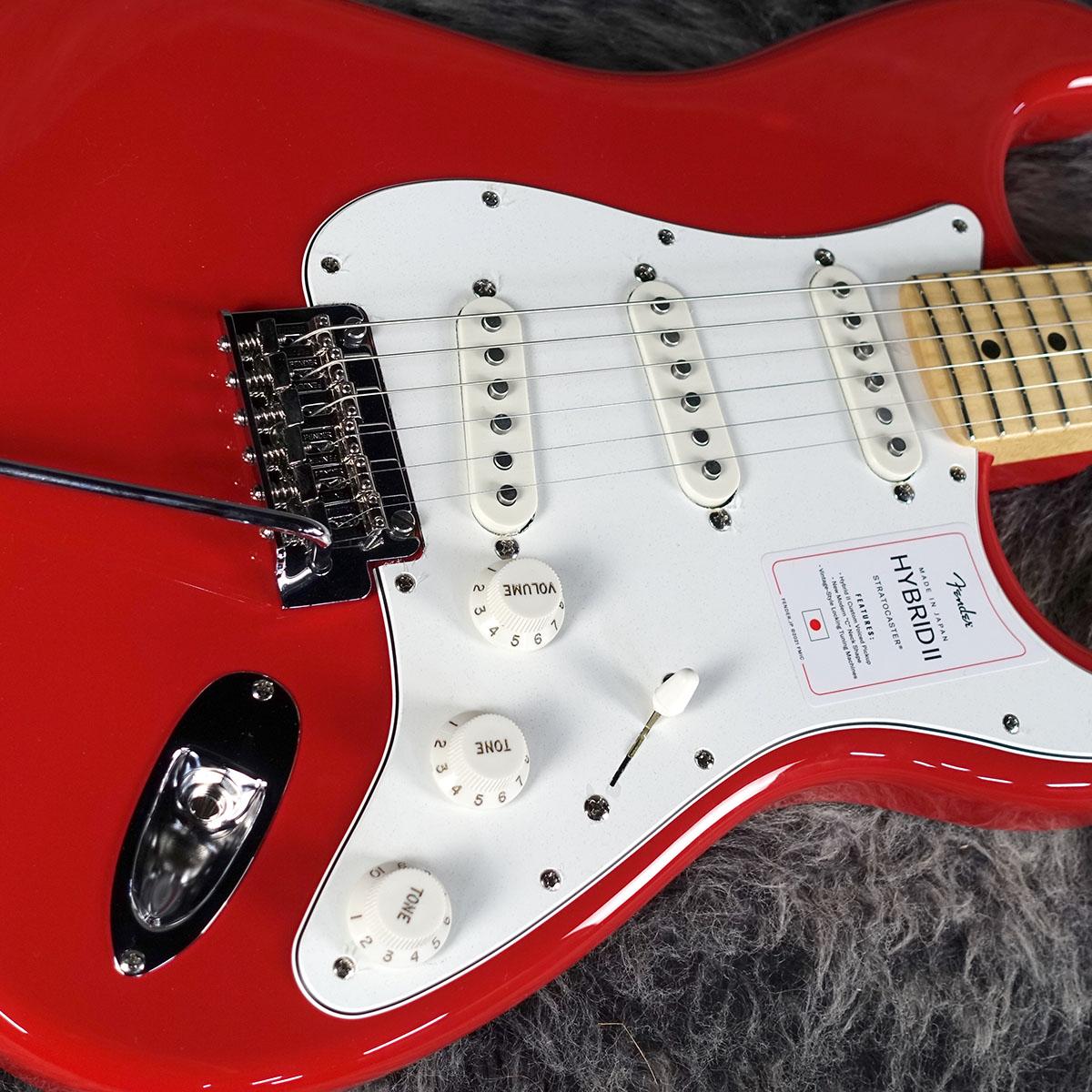 Fender Made in Japan Hybrid II Stratocaster Modena Red｜Hirano Music ...