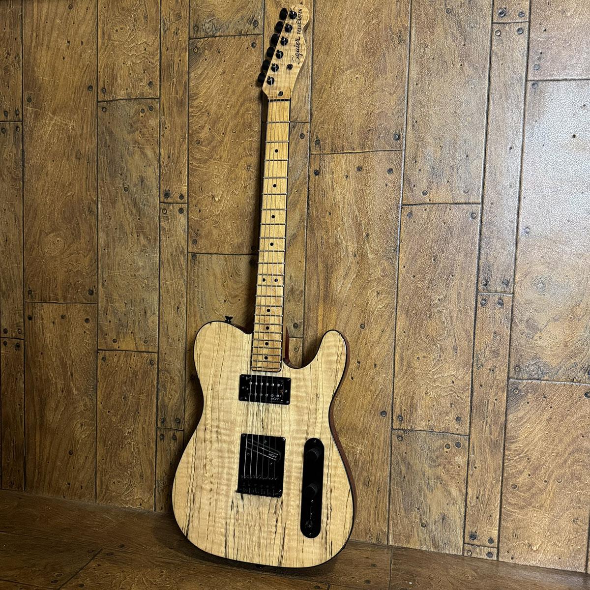 Squier FSR Contemporary Exotic Telecaster RH Spalted Maple Top Roasted ...