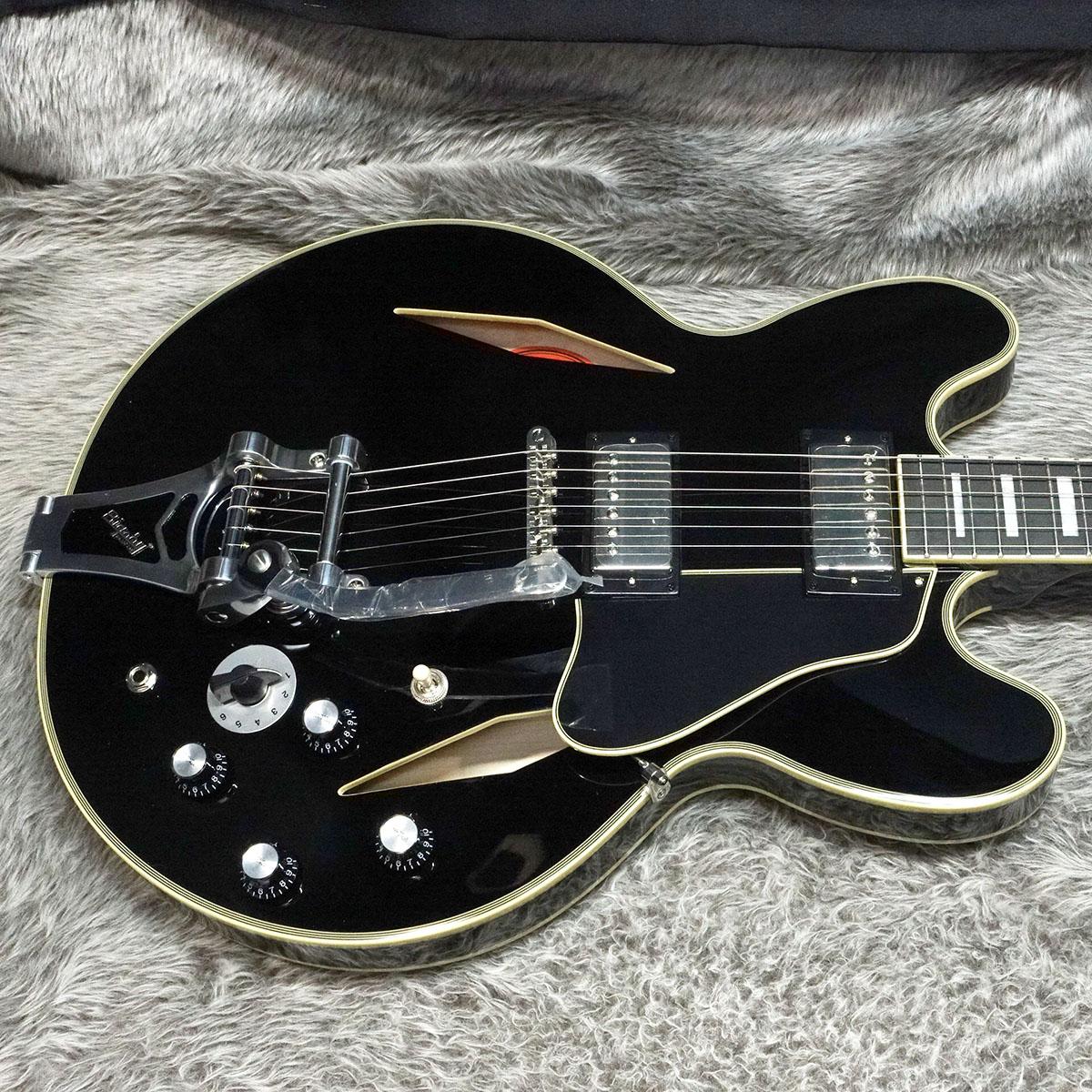 Epiphone Shinichi Ubukata ES-355 Custom Bigsby Ebony ｜Hirano Music Online Store
